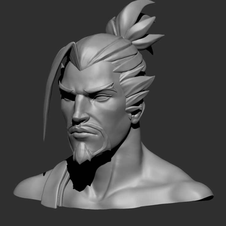 3D Printable Hanzo by Yuriy Polishchuk