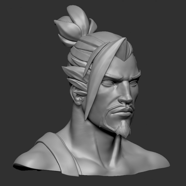3D Printable Hanzo by Yuriy Polishchuk