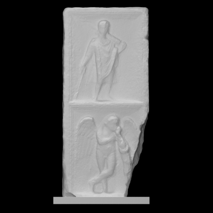 3D Printable Funerary stele with a relief by Scan The World