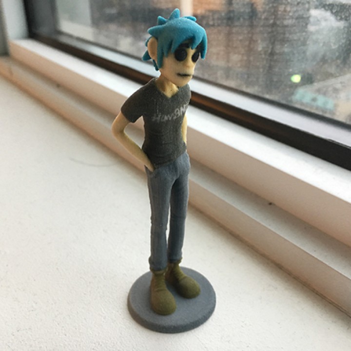 3D Printable Gorillaz: 2D by 3D Print Guy