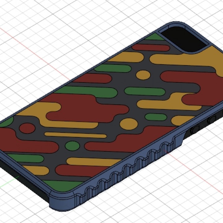 3D Printable Multicolor iPhone 5/5s/SE COVER by Gianluca Rolle