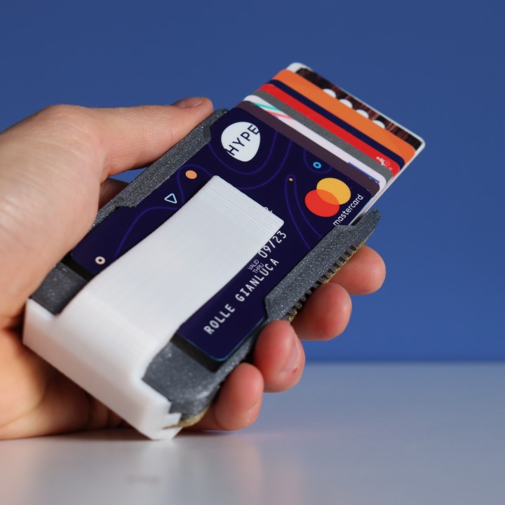 3D Printable Pocket Credit cards holder by Gianluca Rolle