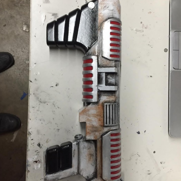 3D Printable DX-6 Trandoshan Rifle by Rocket Props