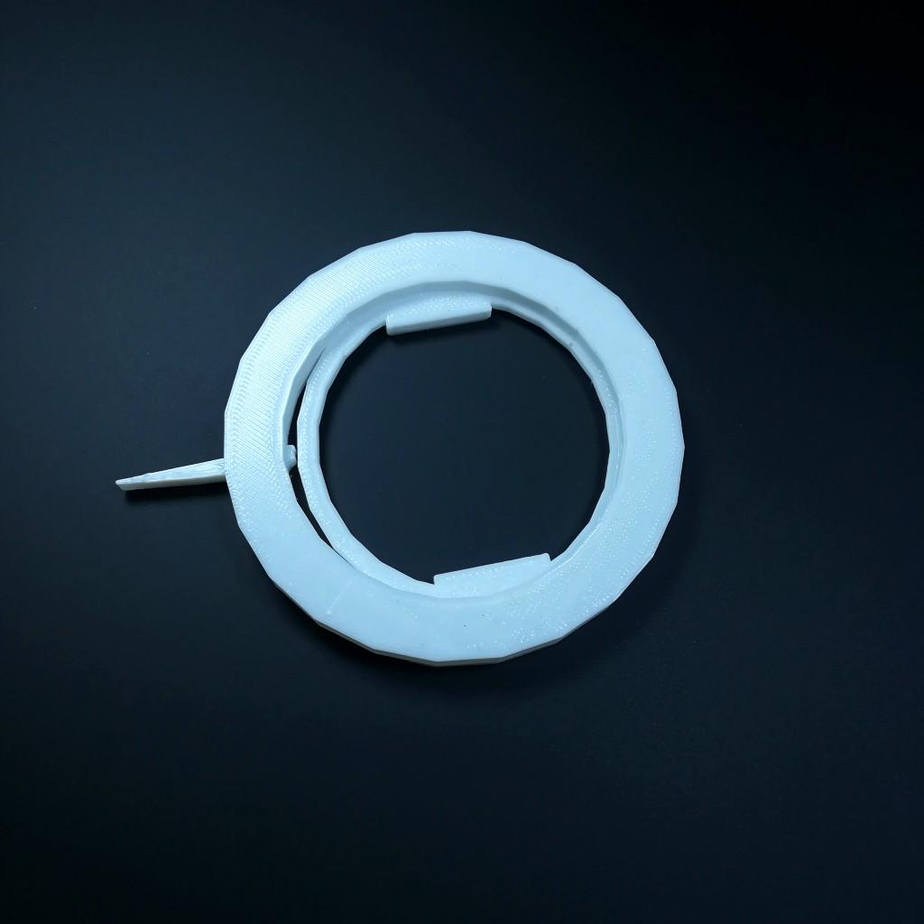 3D Printable Buster Xcalibur Slash Frame by Justin Aiden Lyric Wilson