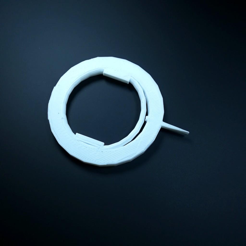 3D Printable Buster Xcalibur Slash Frame by Justin Aiden Lyric Wilson