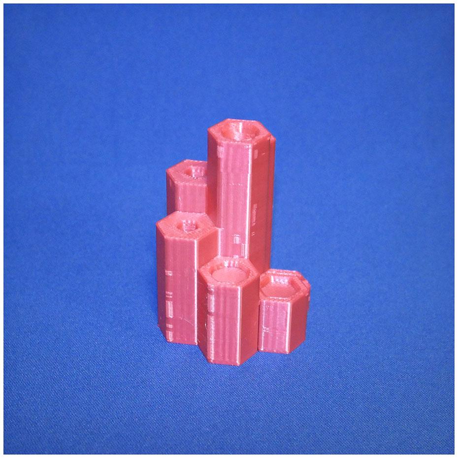 3D Printable Hexa Holder for Dice by MIchael Seerveld