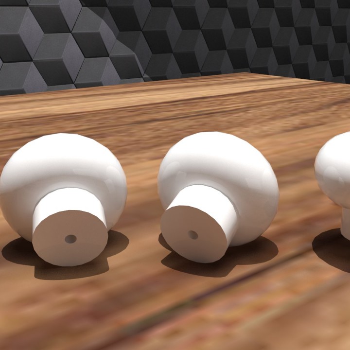 3D Printable PRINTABLE CABINET KNOB by miraç yalçın