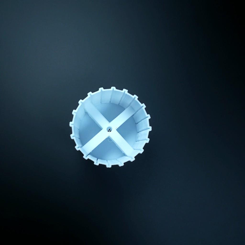 3D Printable A simple rover wheel by Adnan Khan