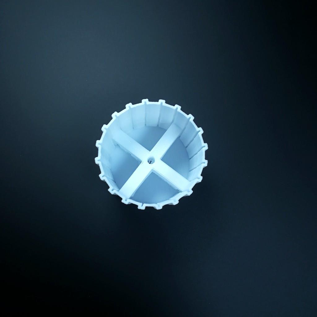 3D Printable A simple rover wheel by Adnan Khan