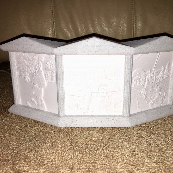 3D Printable Lithophane Monument by Brian Ferris