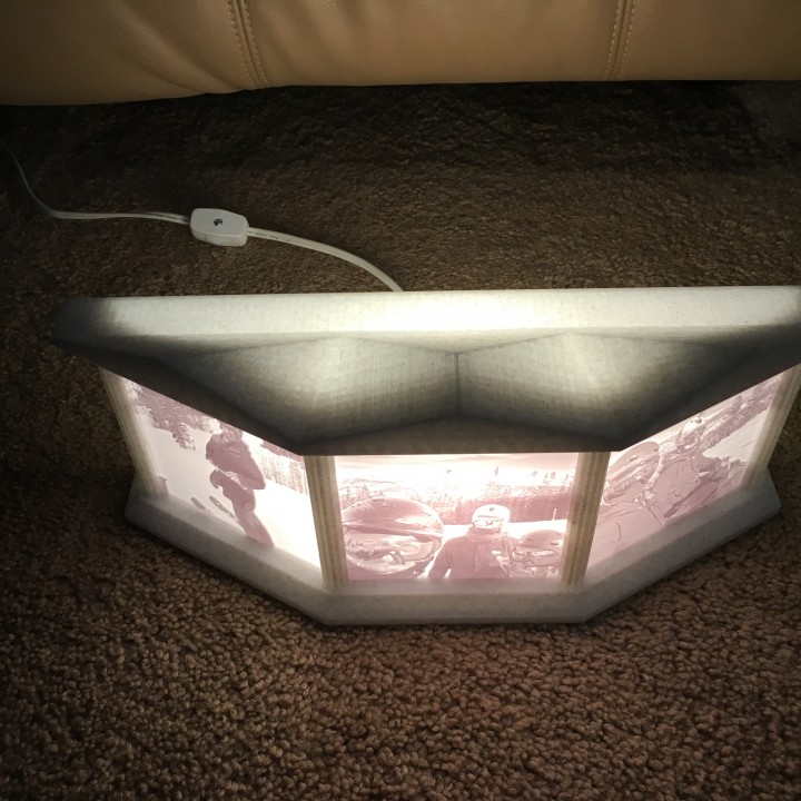 3D Printable Lithophane Monument by Brian Ferris