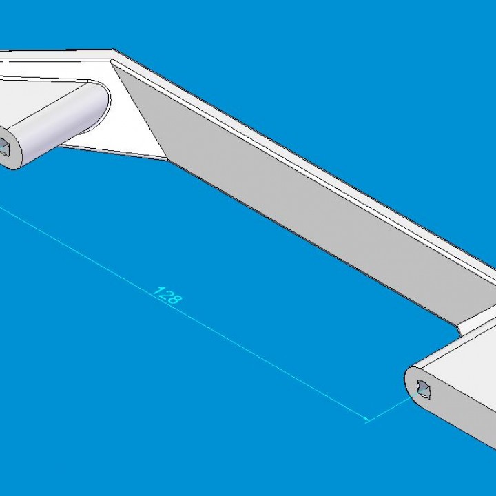 3D Printable Furniture ergonomic handle by Sebastian Denk