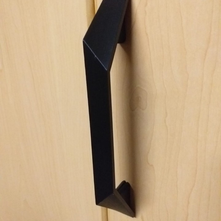3D Printable Furniture ergonomic handle by Sebastian Denk