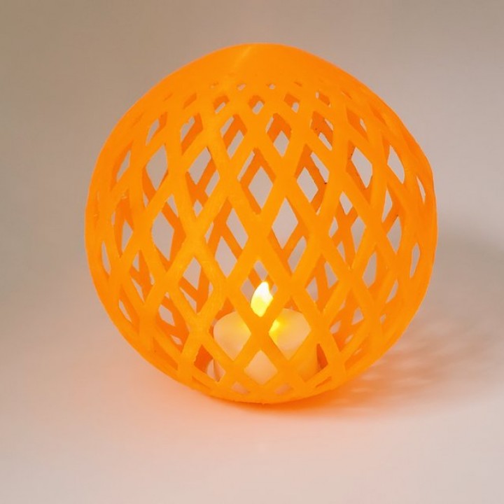 3D Printable Woven Orb by Jordon