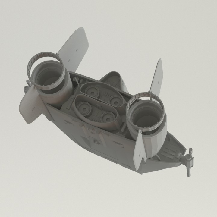 3D Printable A-wing from Star Wars by Saxon Fullwood