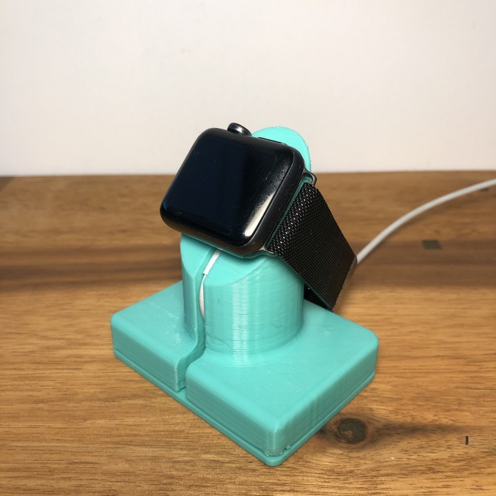 3D Printable Apple Watch Stand by Nick Eybergen