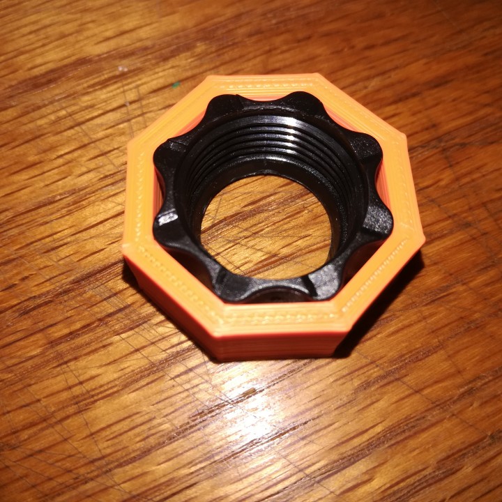 3D Printable Car Phone Holder Repair Ring by Alan Ludwig