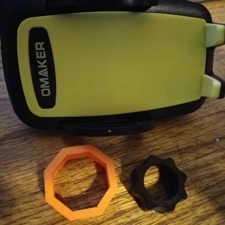 3D Printable Car Phone Holder Repair Ring by Alan Ludwig
