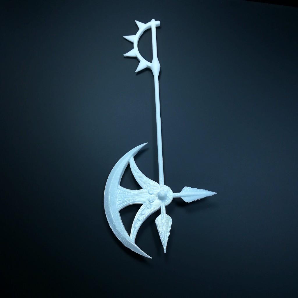 3D Printable The Axe Of Escanor by Drawing