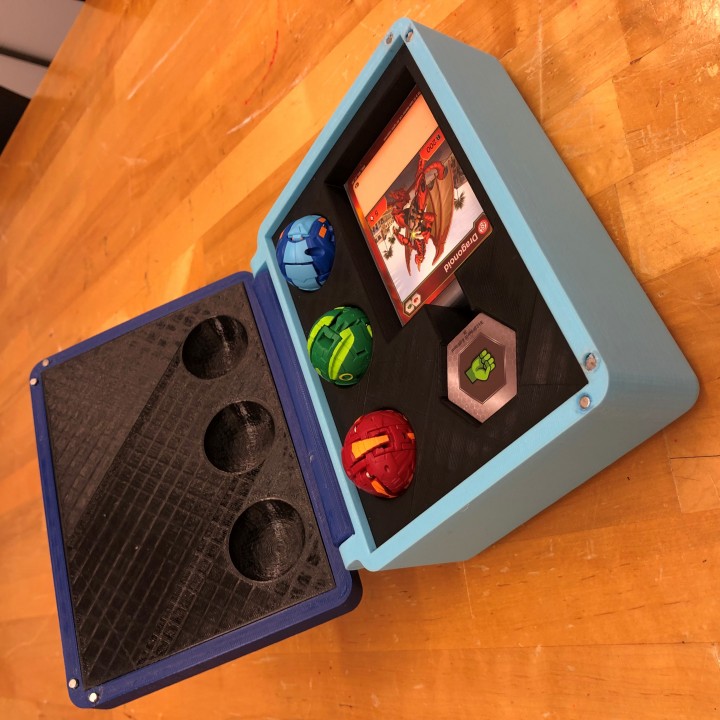 3D Printable Bakugan Battle Box by Chase Joyner