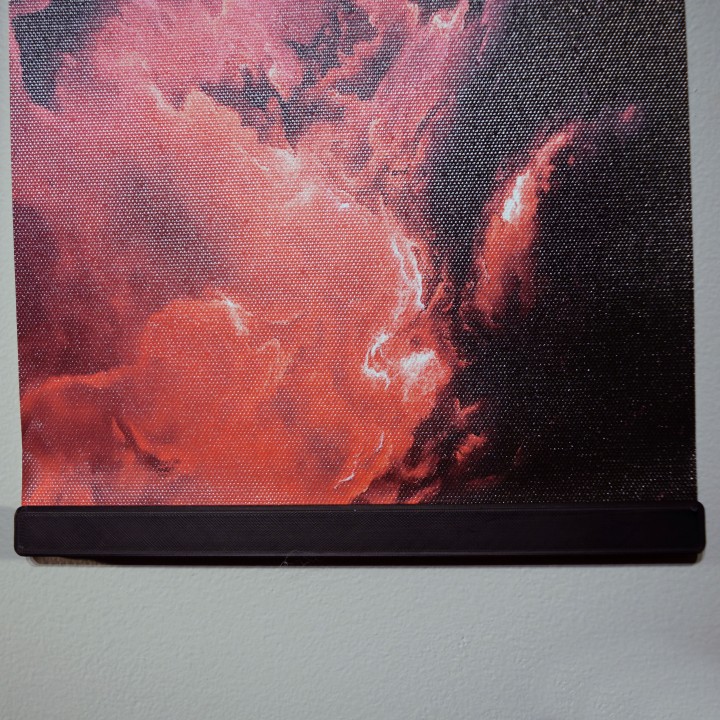 3D Printable Modern Magnetic Canvas Frame by Neil Sawhney