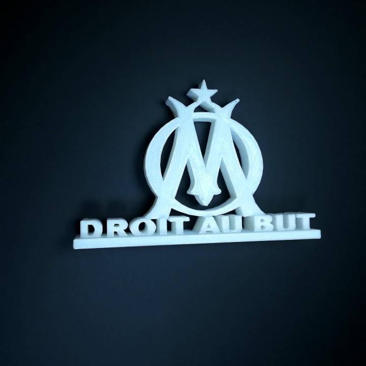 3D Printable Olympique_de_Marseille by bob mrio