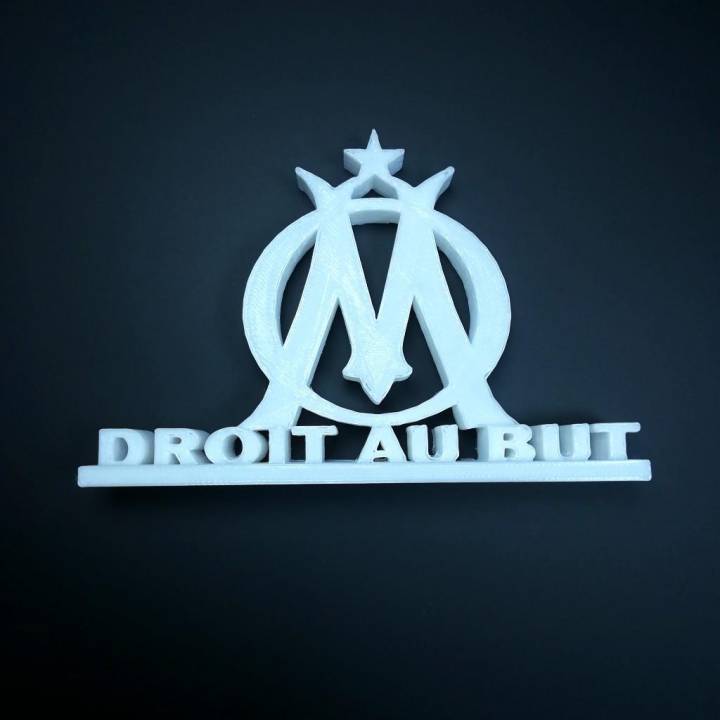 3D Printable Olympique_de_Marseille by bob mrio