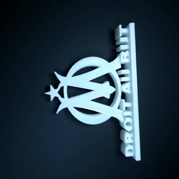 3D Printable Olympique_de_Marseille by bob mrio