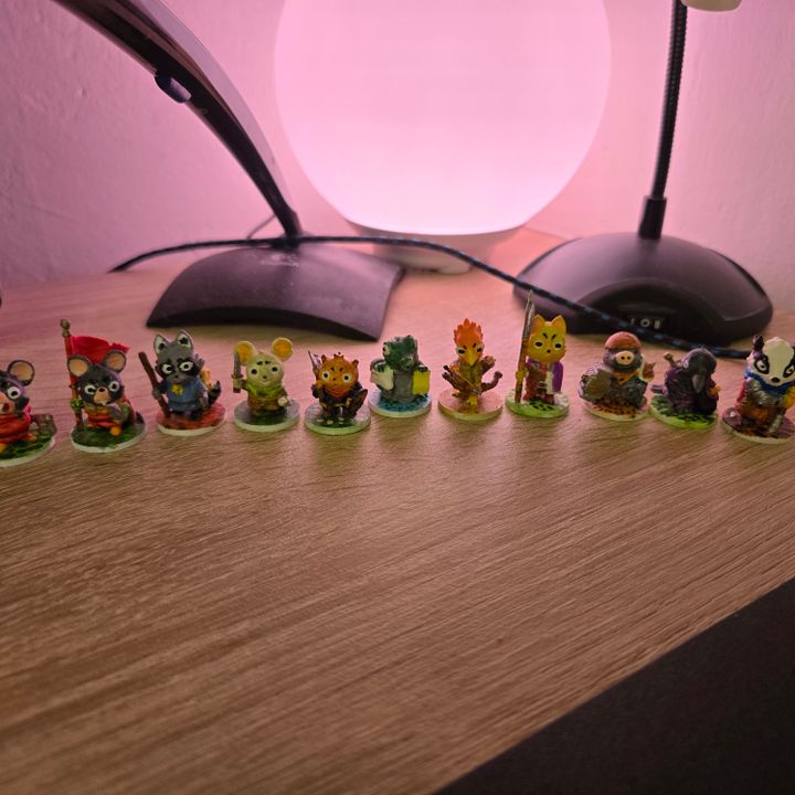 3D Print of Root miniatures by talsisunstorm