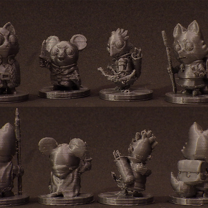 3D Print of Root miniatures by aradraug