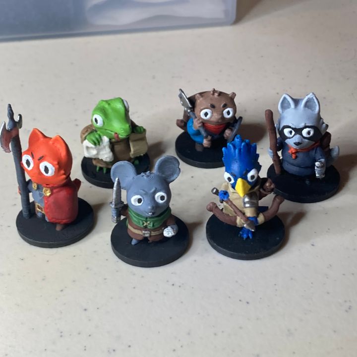 3D Print of Root miniatures by MrSpud001