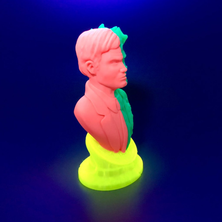 3D Printable Two-Face bust by Wekster