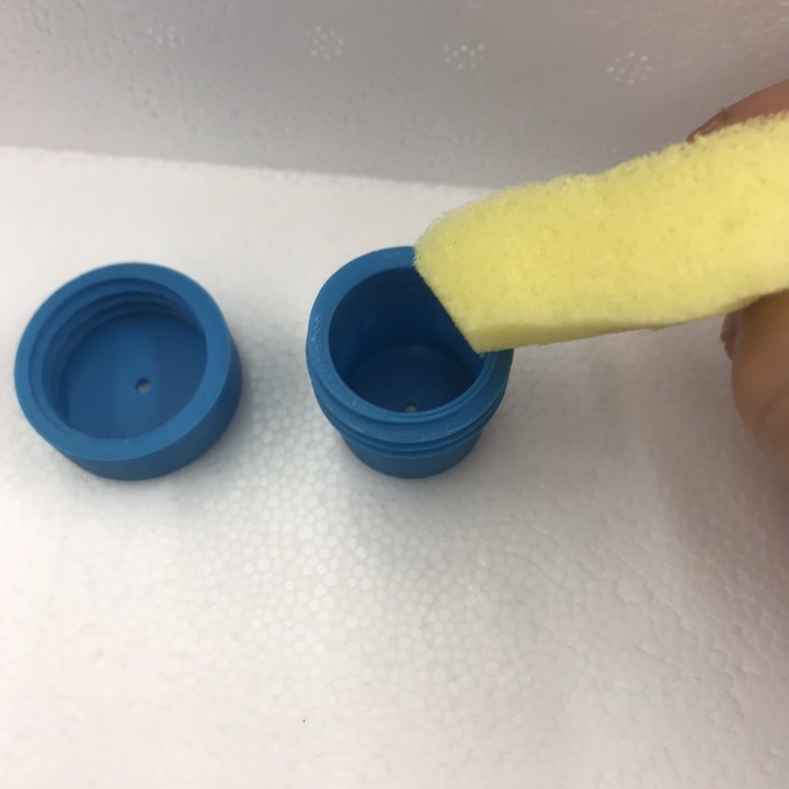 3D Printable Filament Cleaning Mushroom by SMac