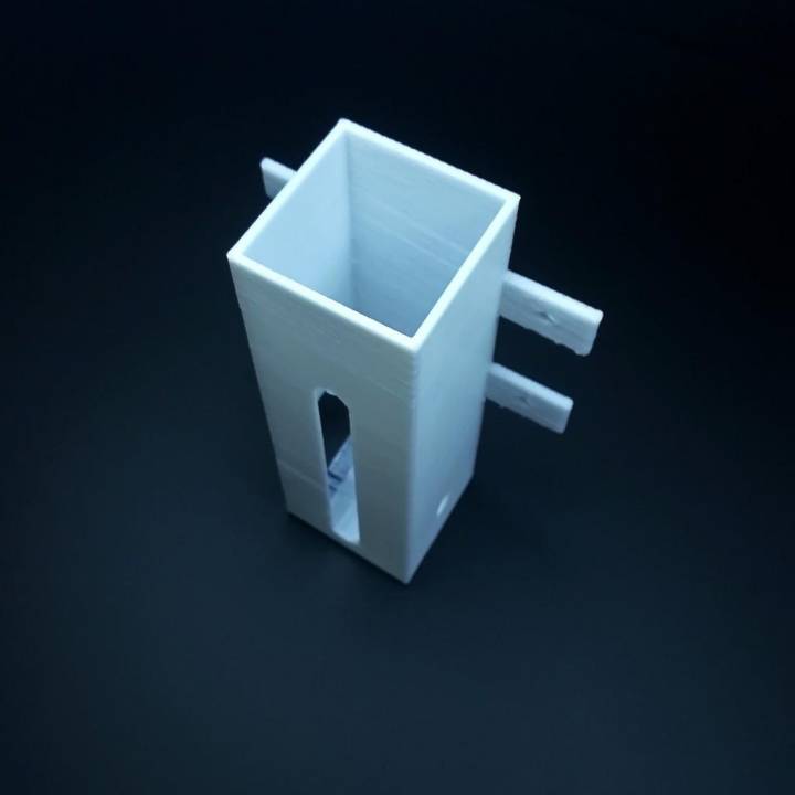 3D Printable 3d square tube short by Ian Iron
