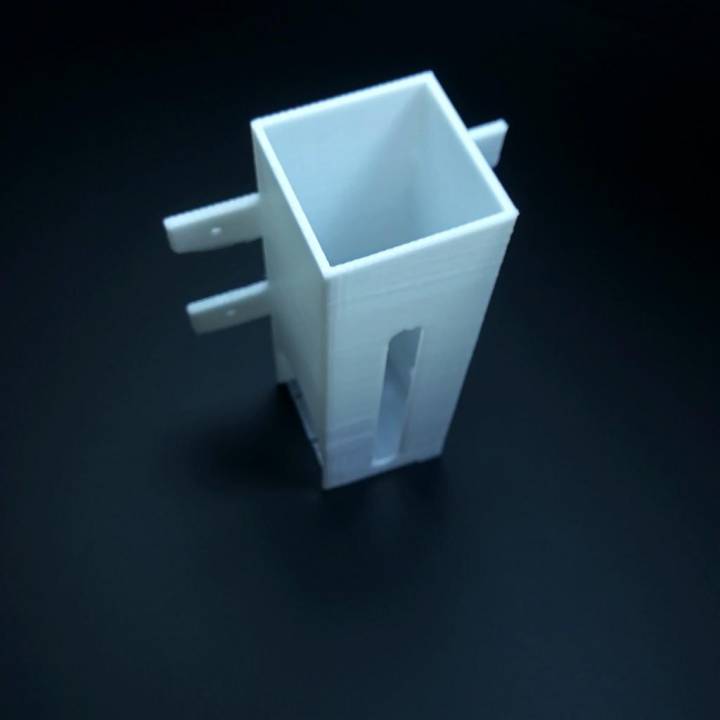 3D Printable 3d square tube short by Ian Iron