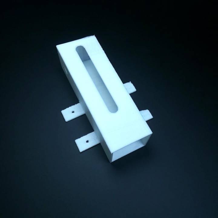 3D Printable 3d square tube short by Ian Iron