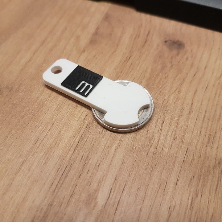 3D Printable Shoppingcart Key by Stefan Ha