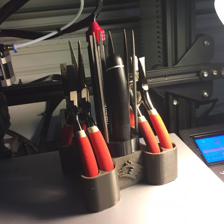 3D Printable Husky tools caddy by Bob Morsch