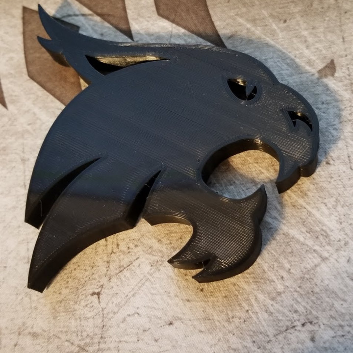 3D Printable Texas State Bobcat by Daniel Somers