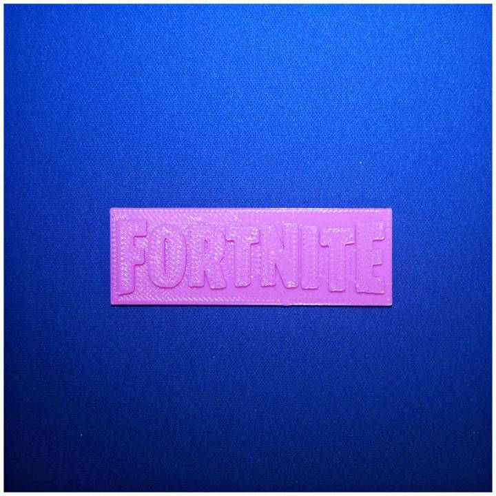 3D Printable Fortnite Logo by Isaac910