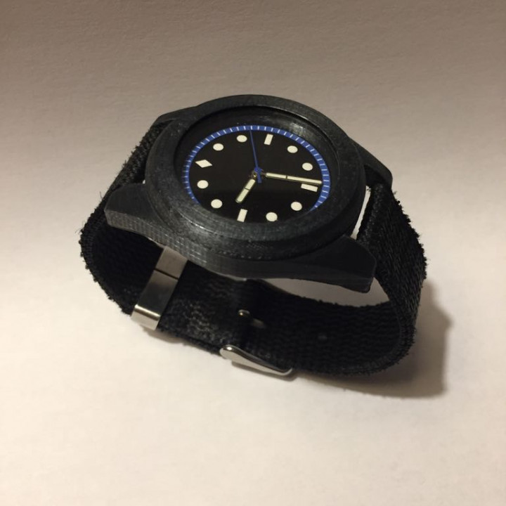 3D Printable 3D printed watch by ft