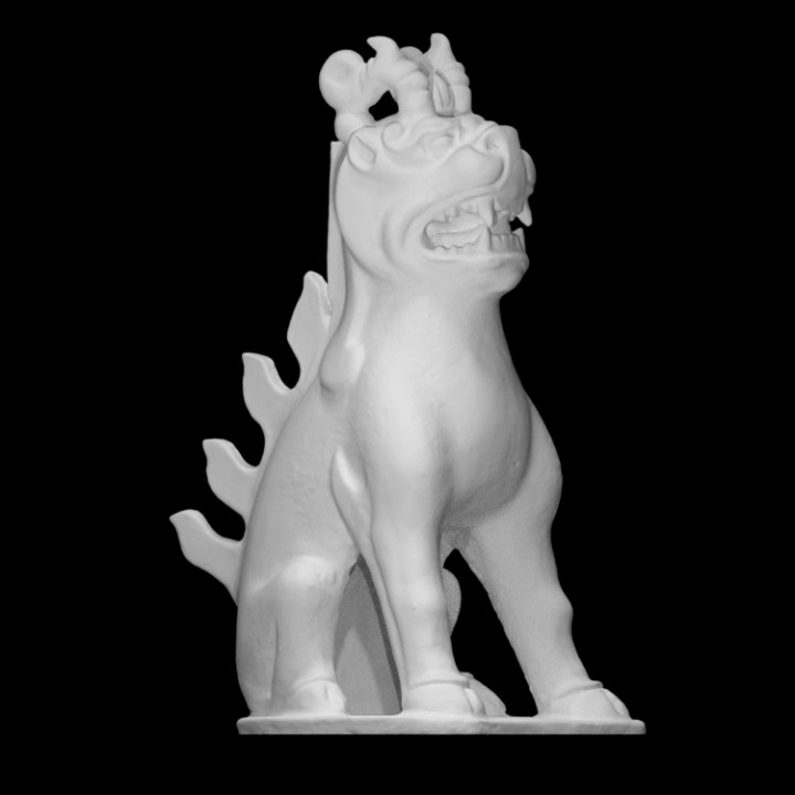 3D Printable Tomb guardian by Mount Holyoke College Art Museum