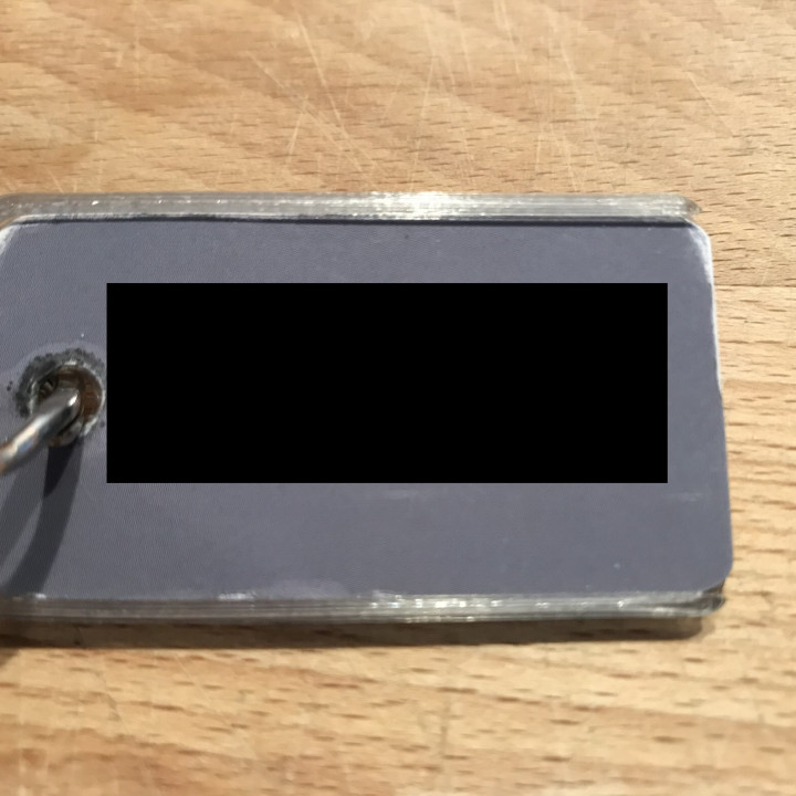 3D Printable Mini Membership Card Protector by Cornelius Horstmann