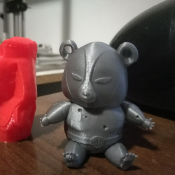 3D Printable Deadpool Panda by Marko Makaj