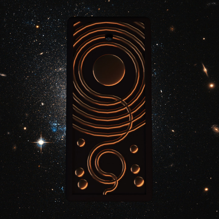 3D Printable Raceman sequence keychain (univers) by leandros priego