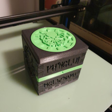 3D Printable Cthulhu Puzzle Box by juan3D