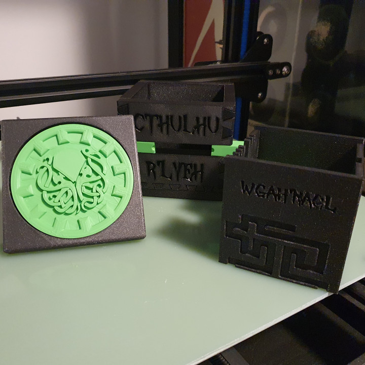 3D Print of Cthulhu Puzzle Box by ToriHolmes-Kirk