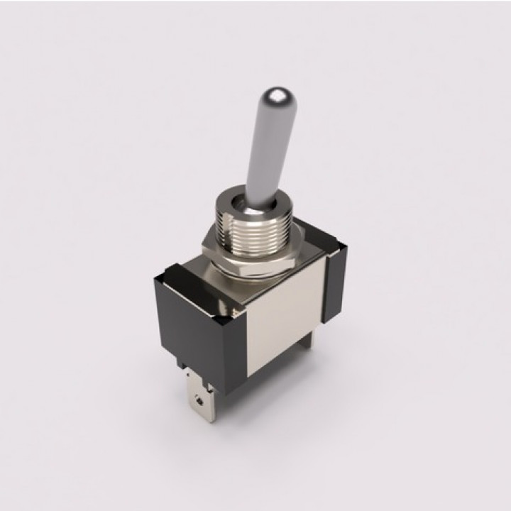 3D Printable Switch with lever by Oscar Eriksson