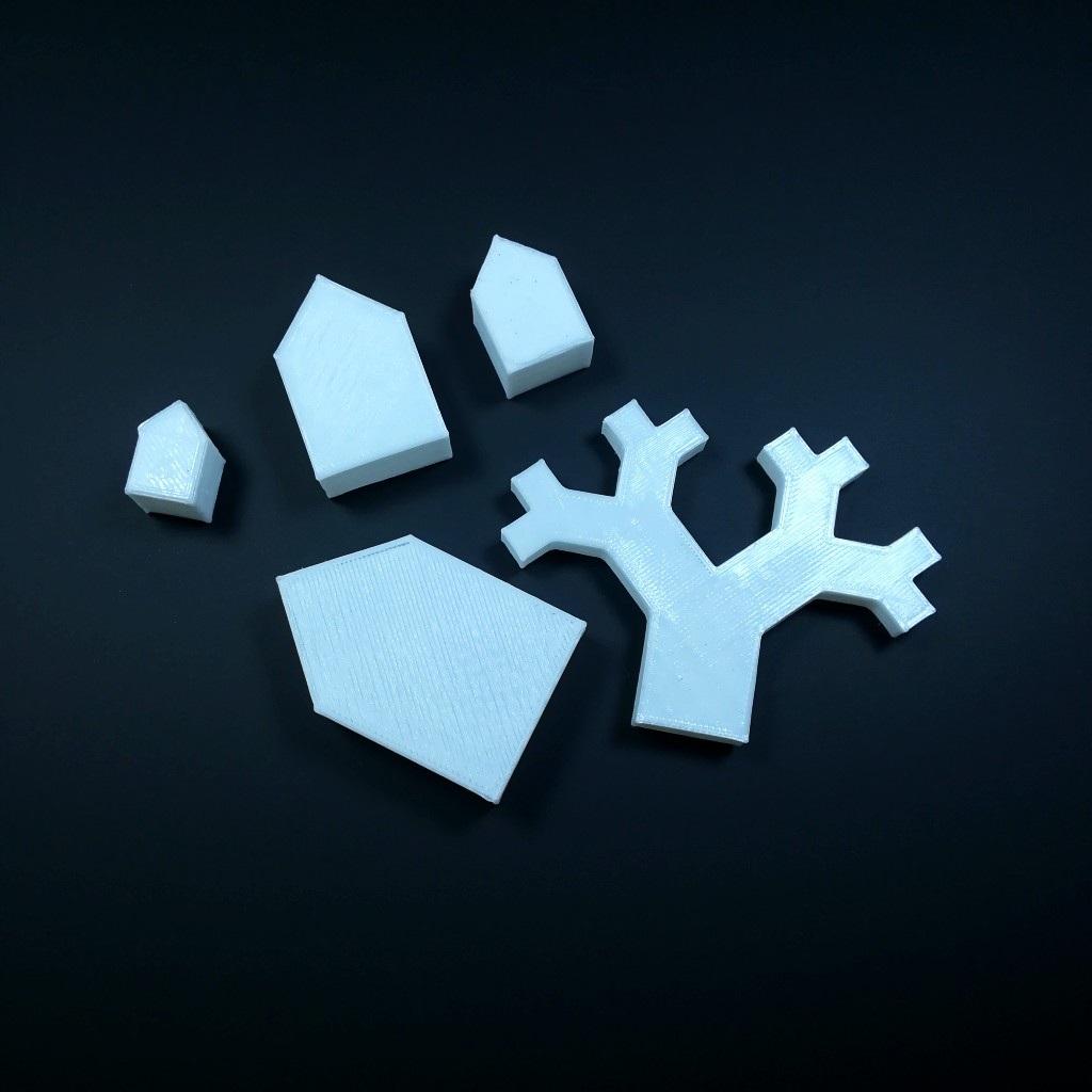 3D Printable Pythagoras tree by Ozren Pevec