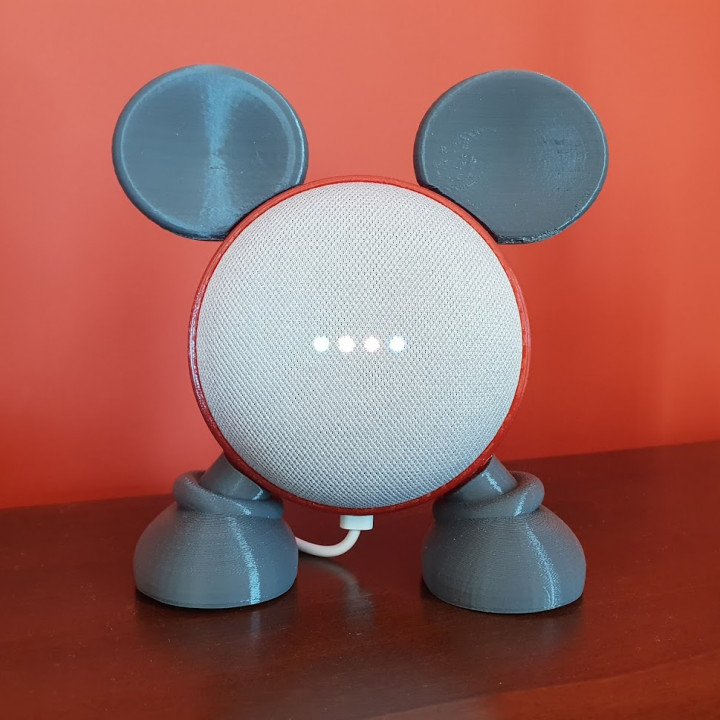 3D Print of Google Home Mini Mickey by nimdaron